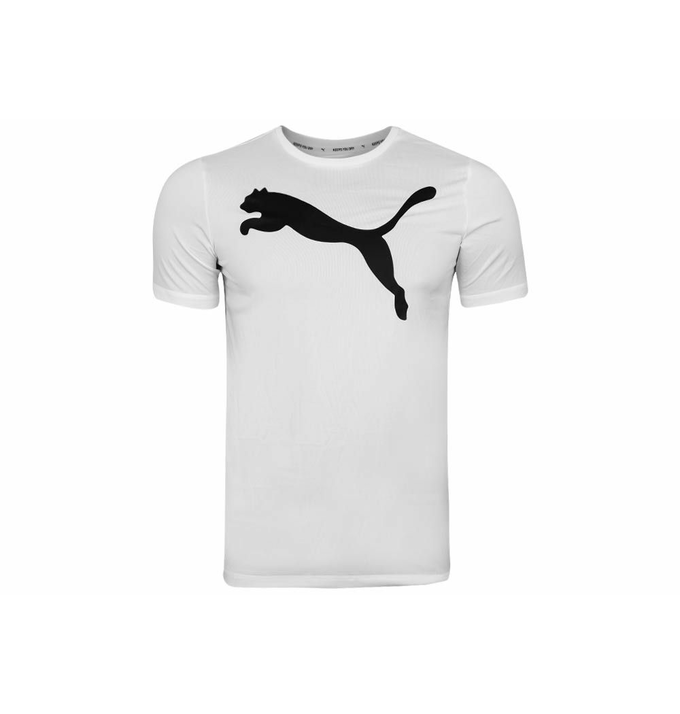 PUMA TRIČKO PÁNSKÉ T-SHIRT ACTIVE BIG LOGO TEE WHITE 586724 02